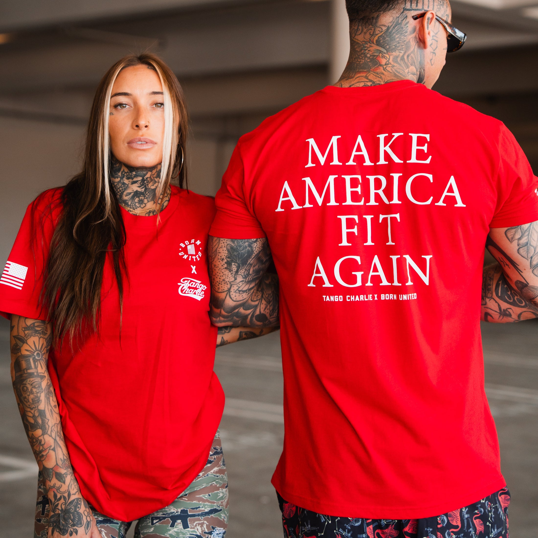 Make America Fit Again - Red Tee